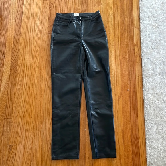Aritzia | Pants & Jumpsuits | Aritzia Melina Leather Pant Worn Once ...